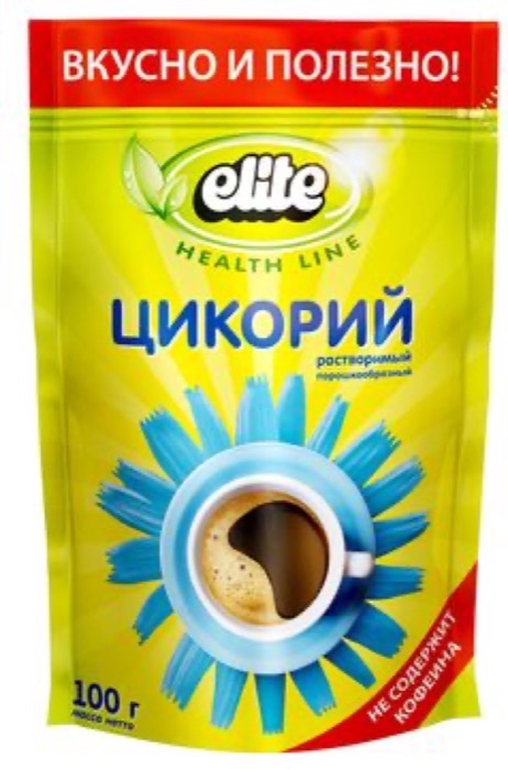 Купить Напитки Elite Цикорий Элит 100 гр пакет (12) мелким оптом и в ...