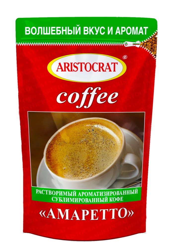 Купить Кофе Aristocrat Амаретто 90 гр субл , дойпак (12) мелким оптом и ...